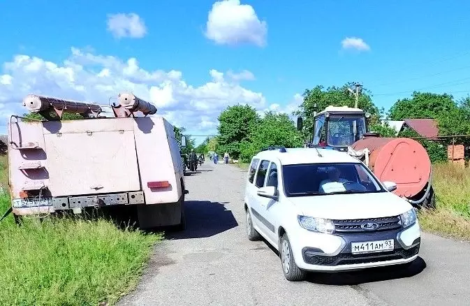 В Кухаривском поселении отработали действия при угрозе ландшафтного ...